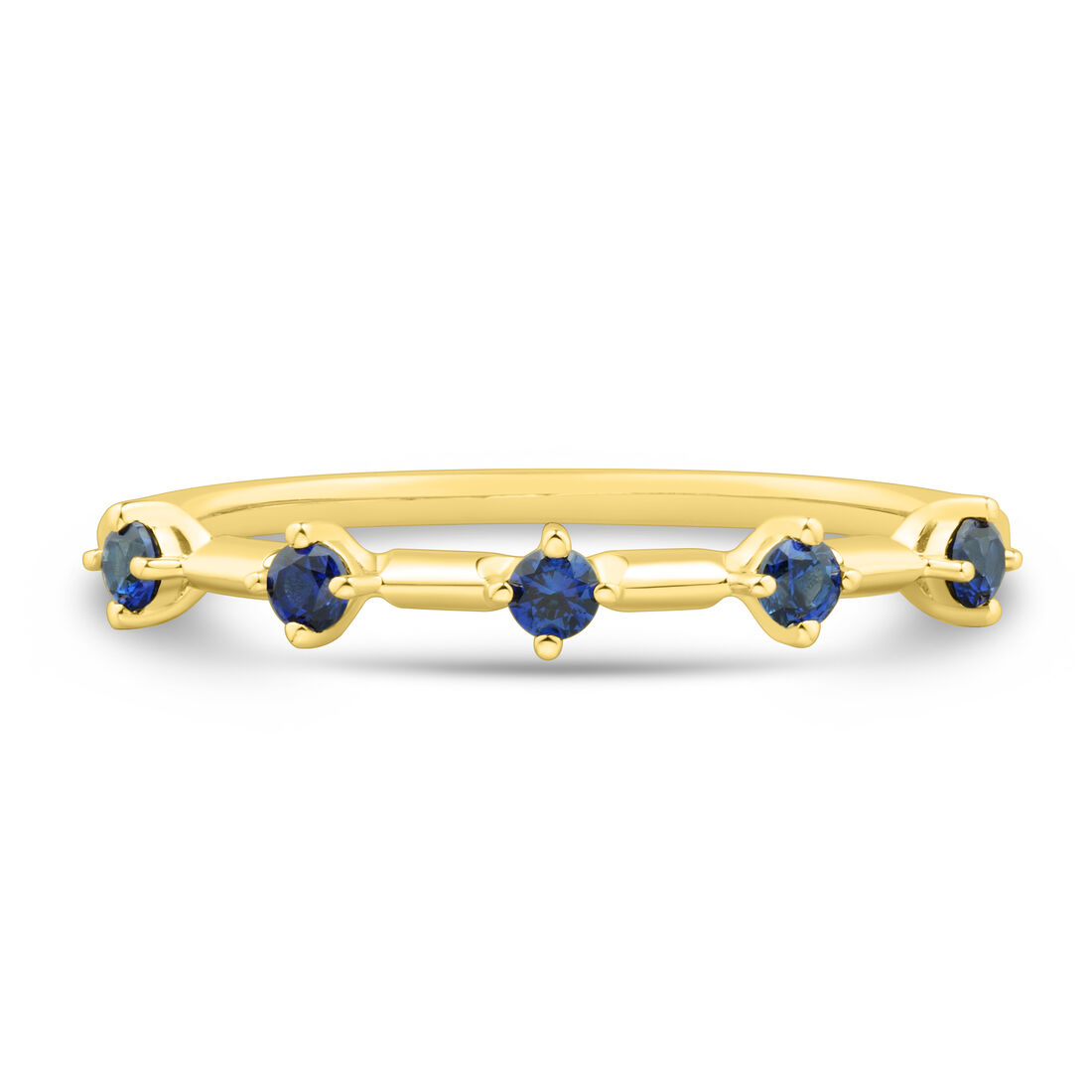 Helzberg Lab Created Blue Sapphire Band Ring available now at Greenwood Park Mall