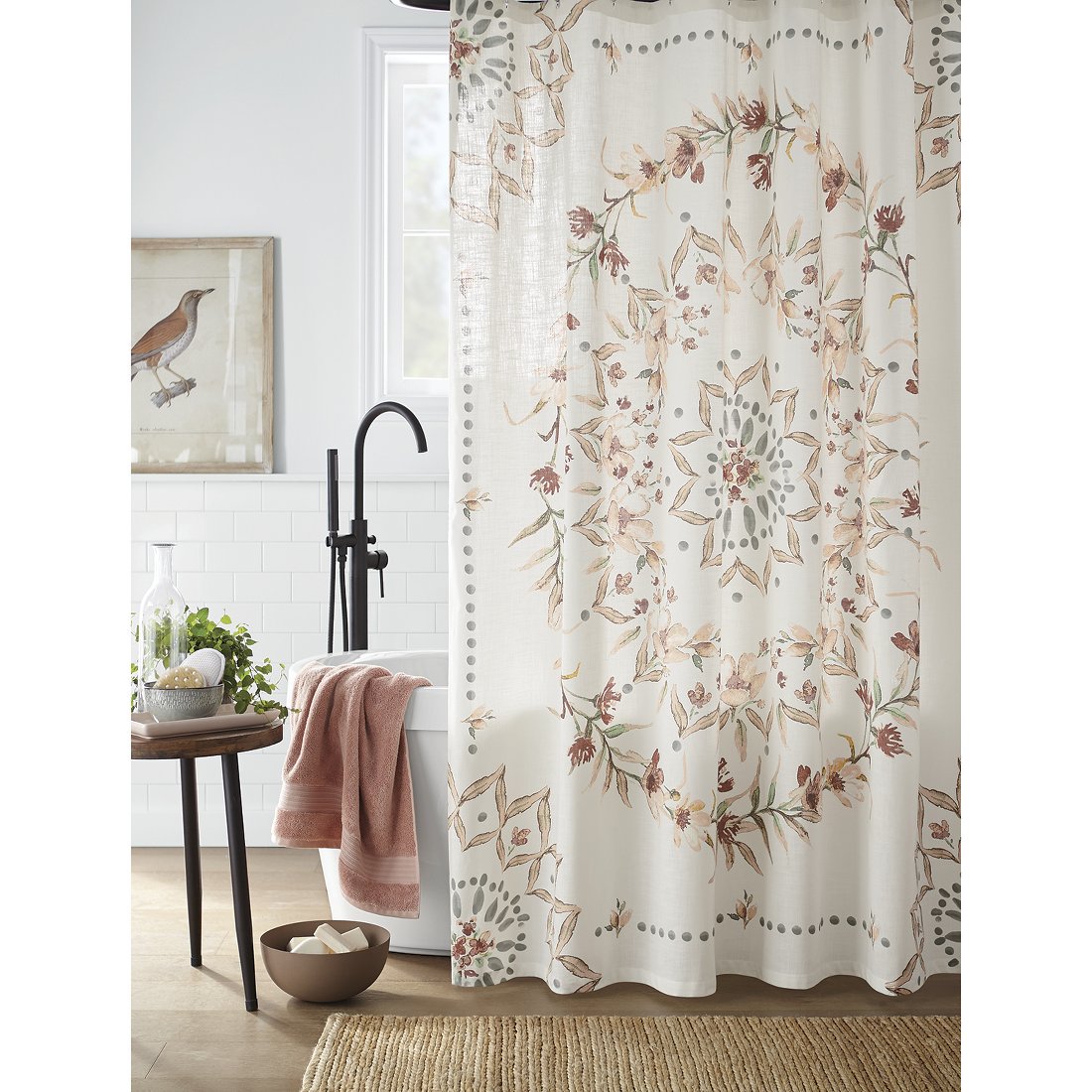 Shower curtains at jcpenneys store