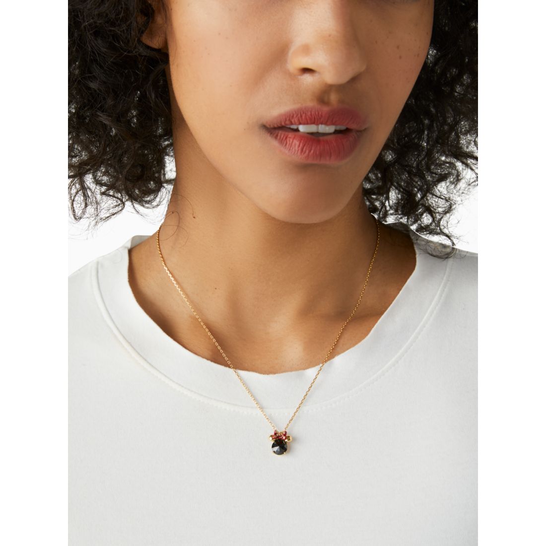 Kate Spade New York Outlet Disney X Kate Spade New York Minnie Pendant Necklace available now at Opry Mills