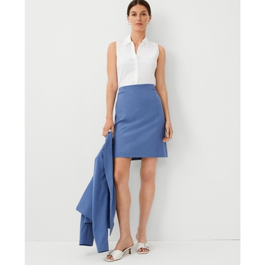 The Petite High Waist Seamed Pencil Skirt in Double Knit The Petite High Waist Seamed Pencil Skirt in Double Knit