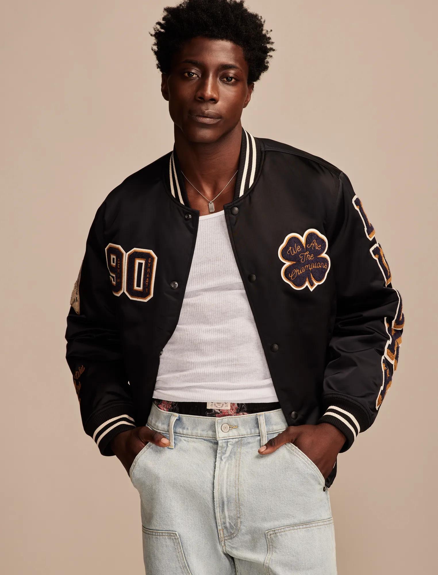 Lucky Brand Jeans Lucky Brand Lucky Varsity Jacket available Lucky Brand Jeans Lucky Brand Lucky Varsity Jacket available